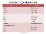Present Continuous